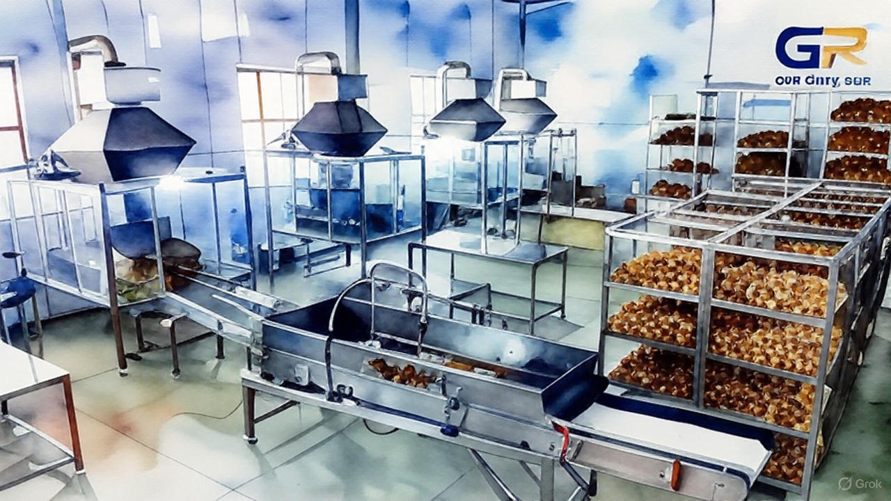 GR Ginger Washing Plant | Hi-Tech Ginger Cleaning, Processing & Export